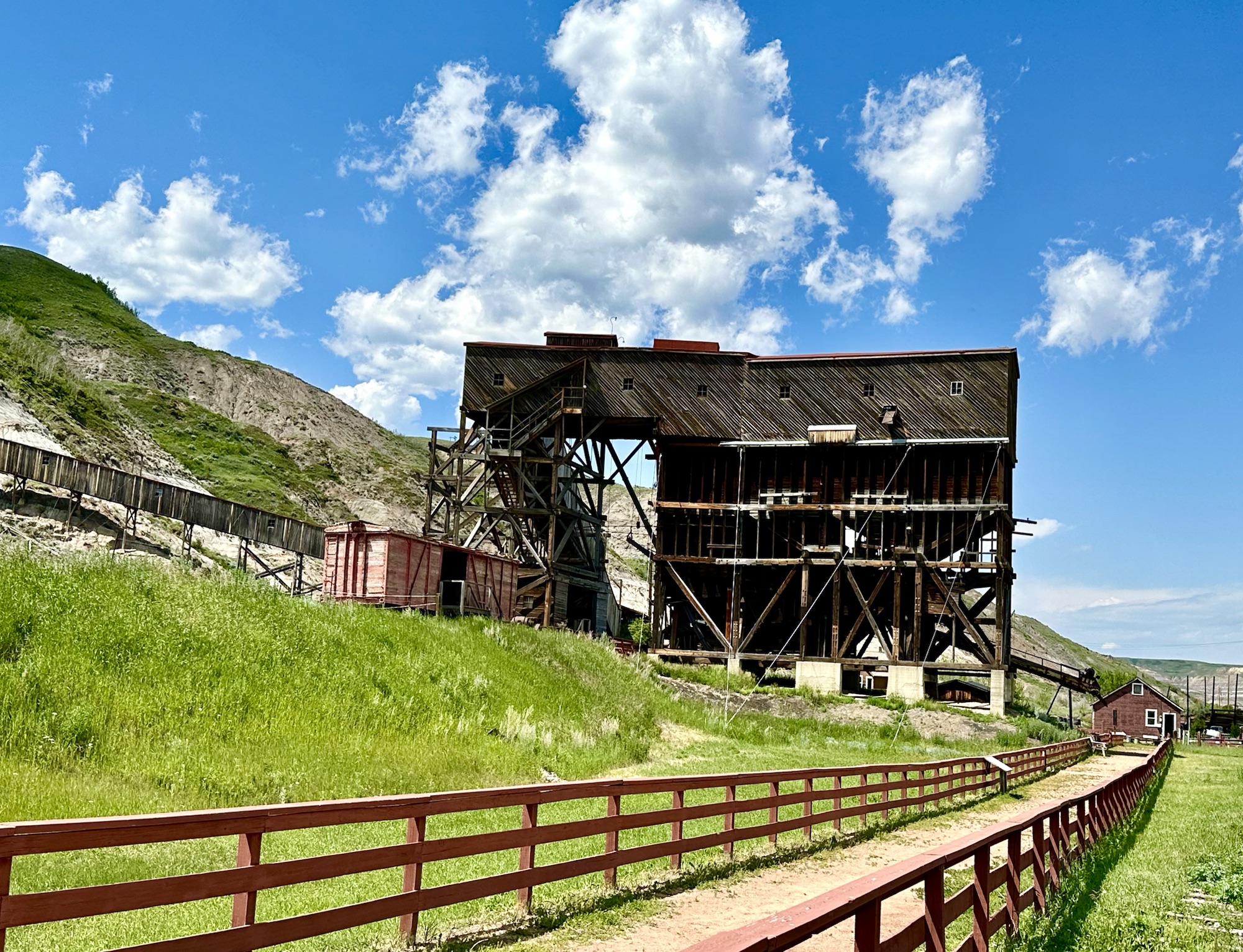 Atlas Coal Mine National Historic Site, East Coulee, Alberta, Canada ...
