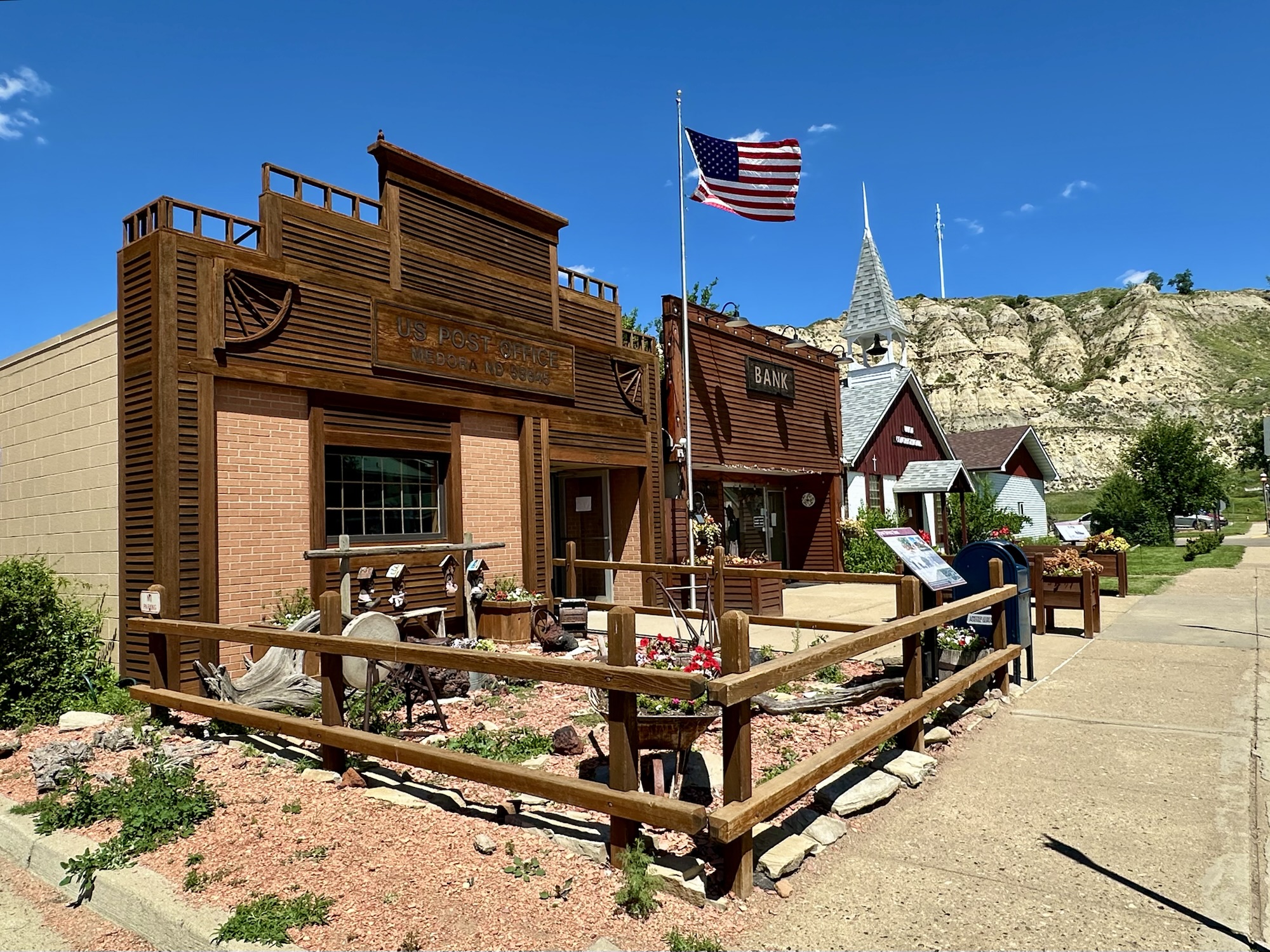 Medora, North Dakota (town at the entrance to Theodore Roosevelt ...